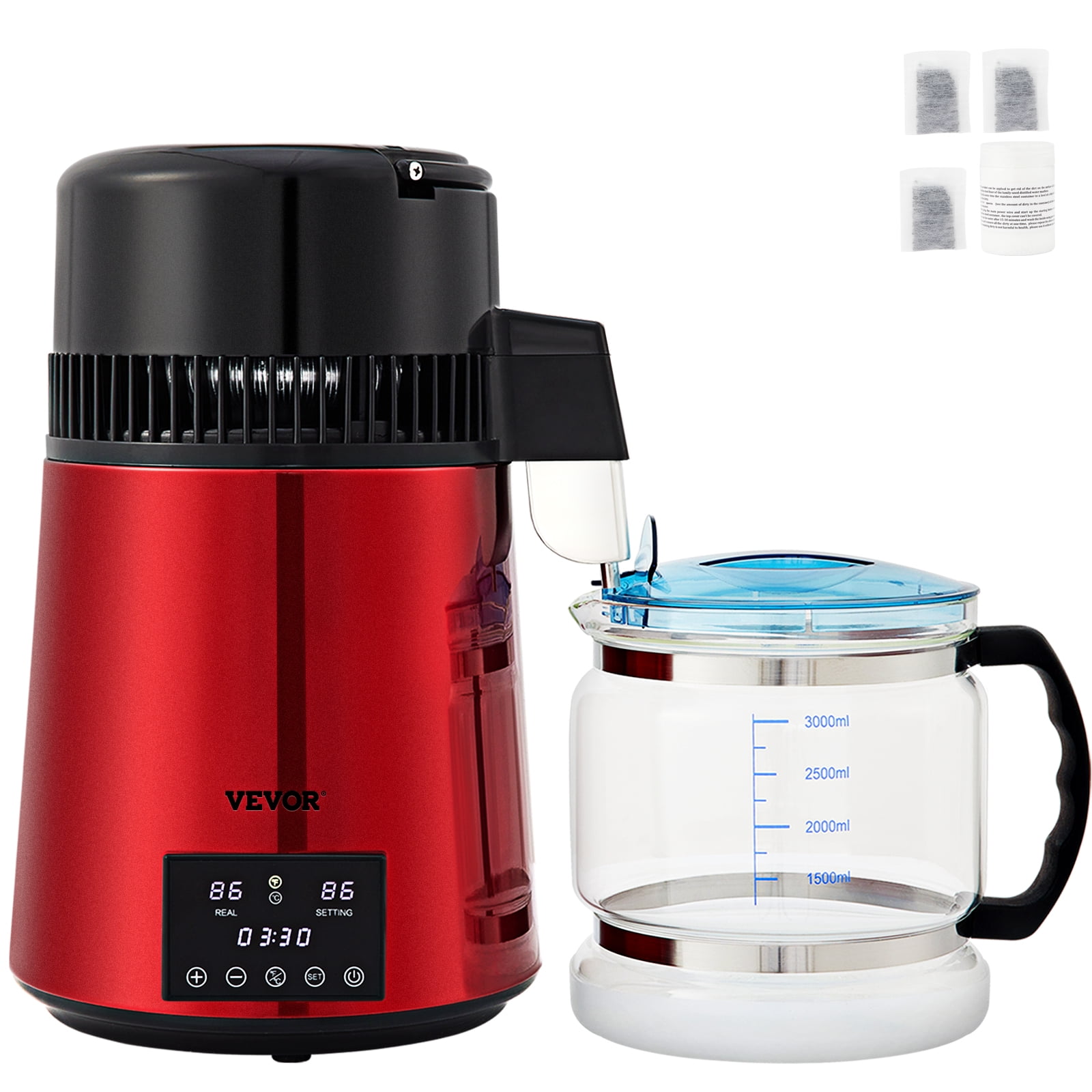 Click here for Vevor 1.1 Gal Water Distiller  0.3 Gal/H  750w Dis... prices