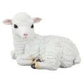 Zynic Sculptures & Statues Sheep Statues Lifelike Resin Lamb Statue ...