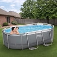 Bestway Steel Pro MAX 10 ft x 6 ft 7 in x 33 in Oval Pool Set - Walmart.com