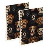 joogoo Spiral Journal Notebook Cute Doodle Cartoon Dogs College Ruled ...