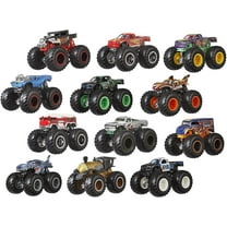 Hot Wheels Monster Trucks 12 Pack 1:64 Scale Die-Cast Ultimate Chaos ...