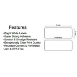 Nextphase Packaging Direct Thermal Labels - 3" x 1" - Perforated UPC ...