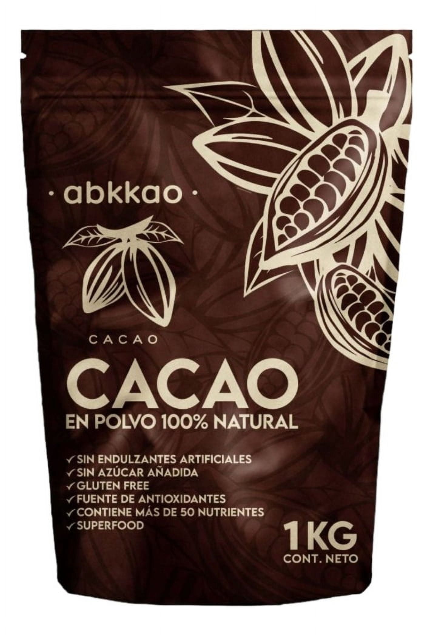 Cacao en polvo ABKKAO Puro 1 Kg | Walmart en línea