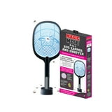 Magic Mesh 2-in-1 Bug Zapper & Swatter, Rechargeable Electric Swatter ...
