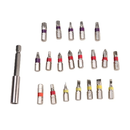 20pcs Torx Flat Hex PH Head Color Coded Combination S2 Steel ...