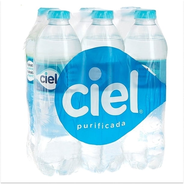 Agua Ciel 6 botellas de 600 ml c/u | Bodega Aurrera en línea