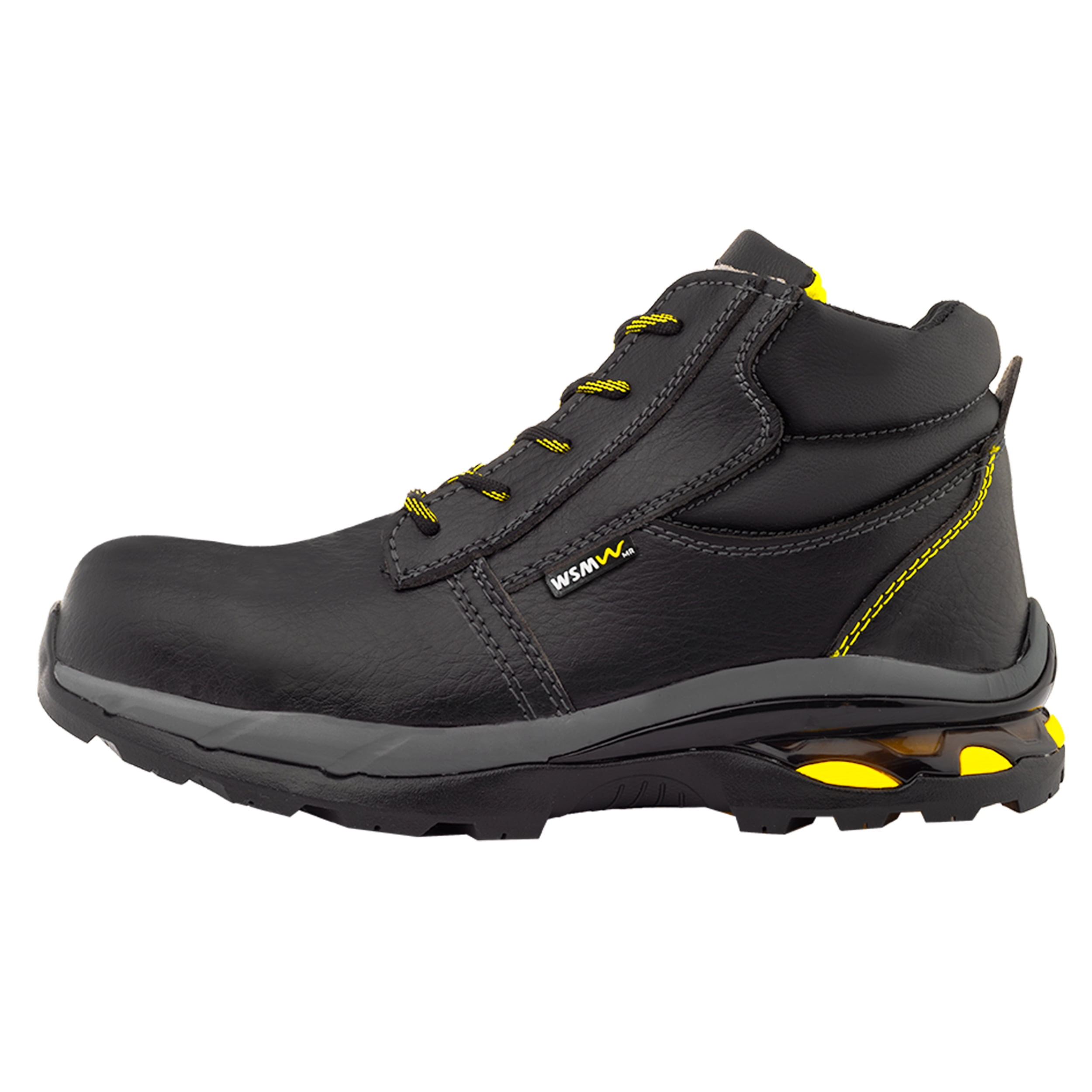 Zapato de Seguridad WSM, Ergonómico y muy ligero. Con casquillo de Policarbonato. Bota ...