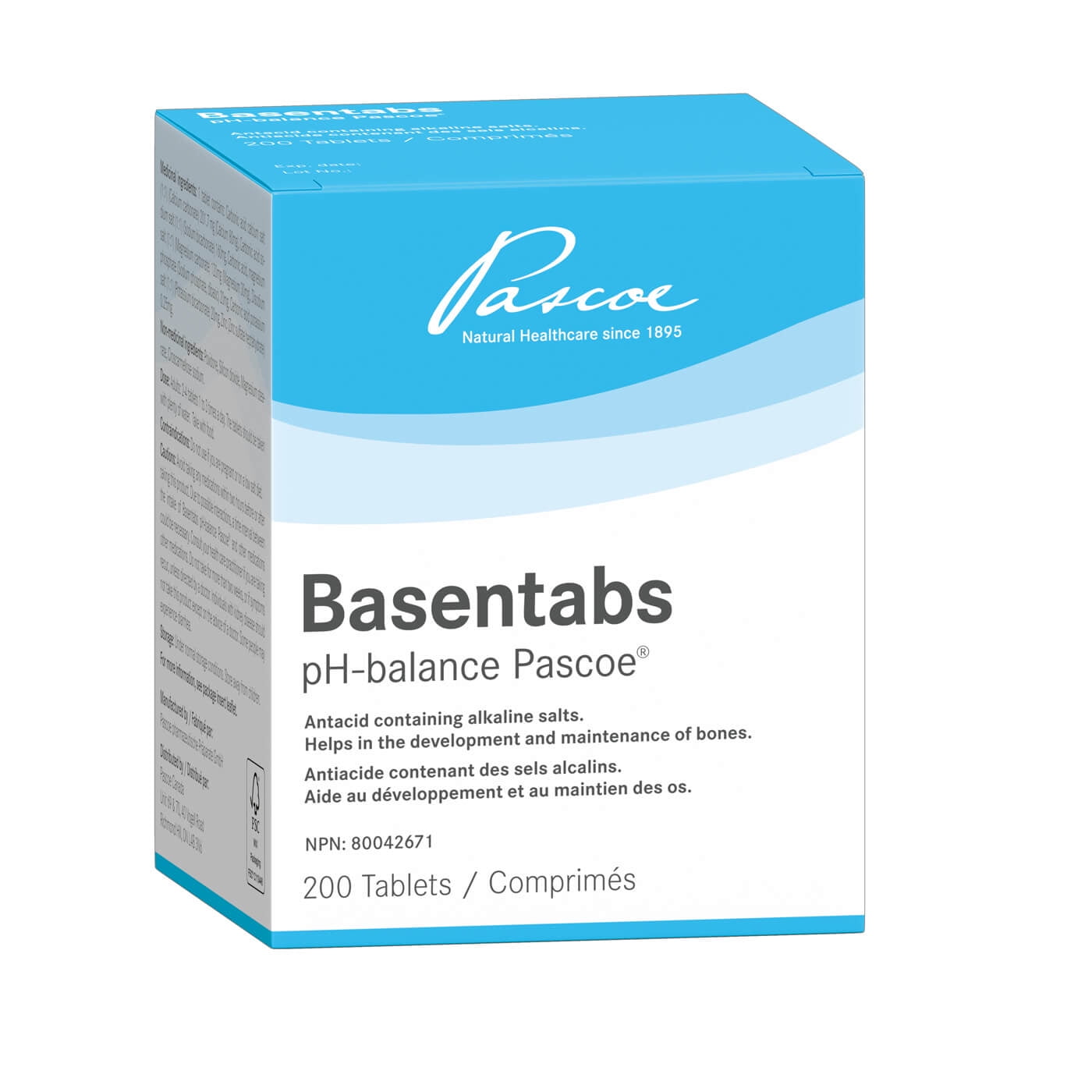 Pascoe’s Basentabs pH balance - Antacid containing alkaline salt - 200 ...