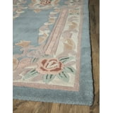Rugs America New Aubusson Collection Light Blue 510-208 Traditional ...