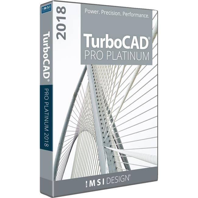 IMSI Design 00TCP525XX05 TurboCAD Professional Platinum 2018 Window ...