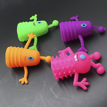 5Pcs/Set Random Style Color TPR Plastic Cute Finger Puppets Children ...