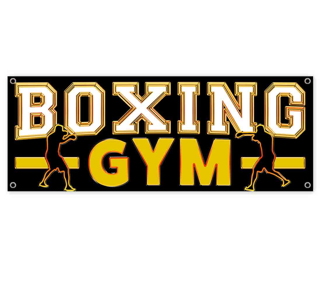 Boxing Gym 13 oz Vinyl Banner With Metal Grommets - Walmart.com