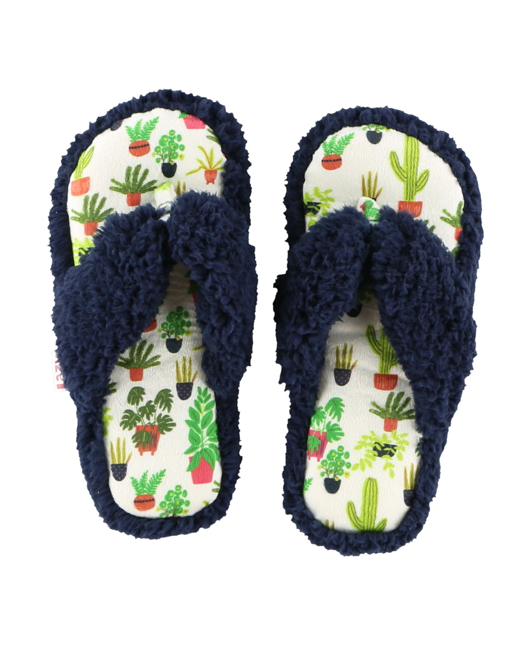 LazyOne Flip-Flop Spa Slippers for Women, Female Fuzzy House Slippers ...