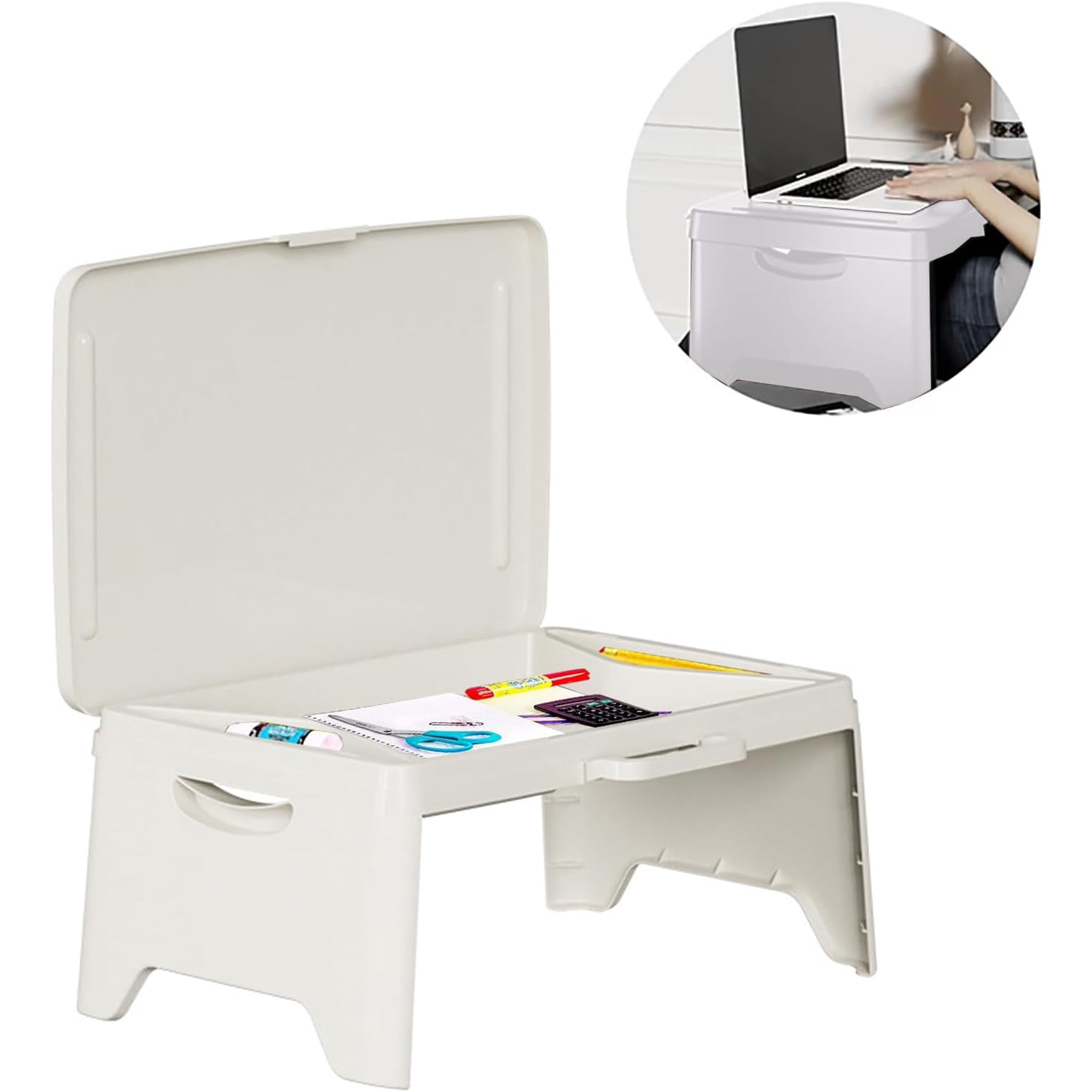 Click here for Siabc-Folding Lap Desk For Bed With Compartments S... prices