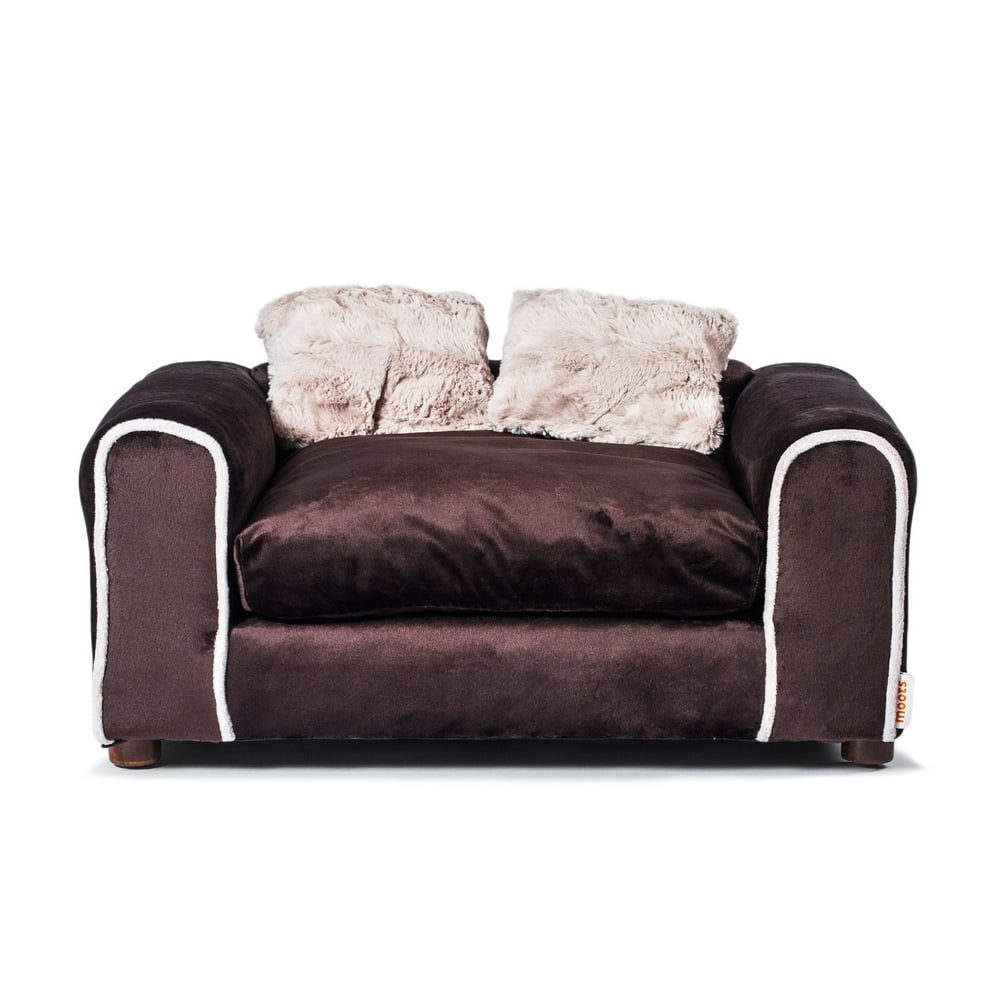 Moots Furry Pet Sofa Lounge Chocolate, Medium - Walmart.com - Walmart.com