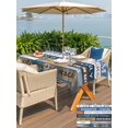 52x70 Tablecloth Rectangle, Lake Farmhouse Outdoor Tablecloth with ...