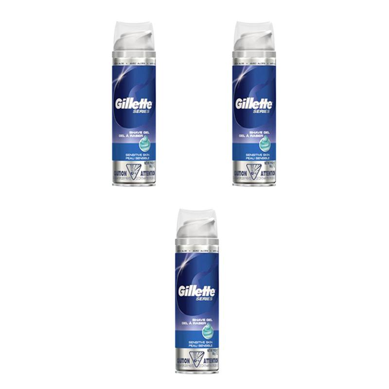 Gillette (198g) Series Shave Gel- Sensitive Skin (Pack Of 3) | Walmart ...