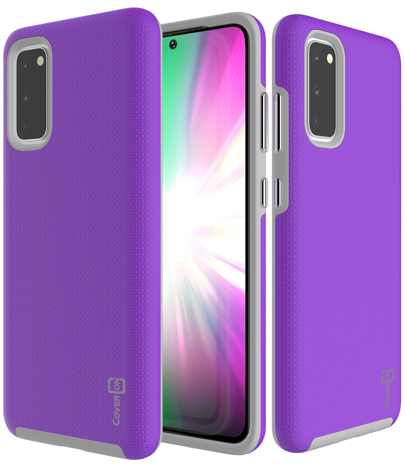 CoverON Samsung Galaxy S20 Case, Rugged Series Protective Hybrid Phone ...