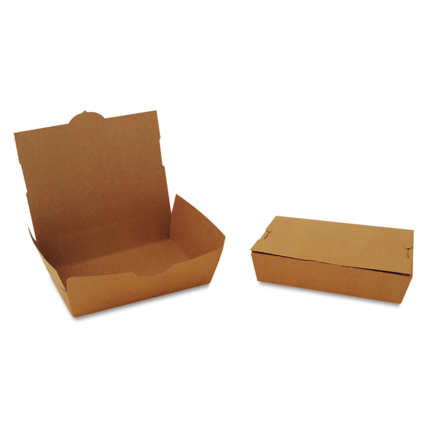 SCT ChampPak Carryout Boxes, 2lb, 7 3/4w x 5 1/2d x 1 7/8h, Brown, 200 ...