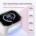 108W Rechargeable Nail Lamp - 36 LED Cordless Nail Dryer for Gel Polish ...