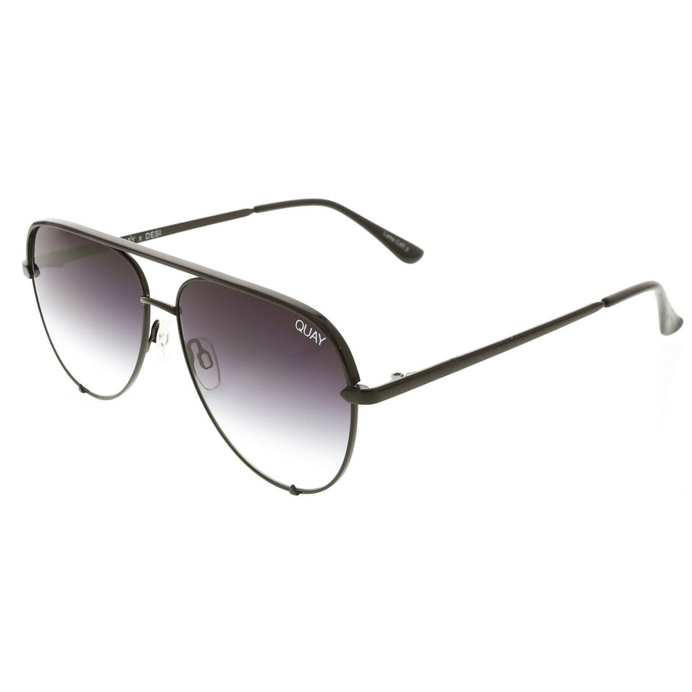 Quay Quay High Key Mini Qc 000268 Blk Fade Black Fade Sunglass