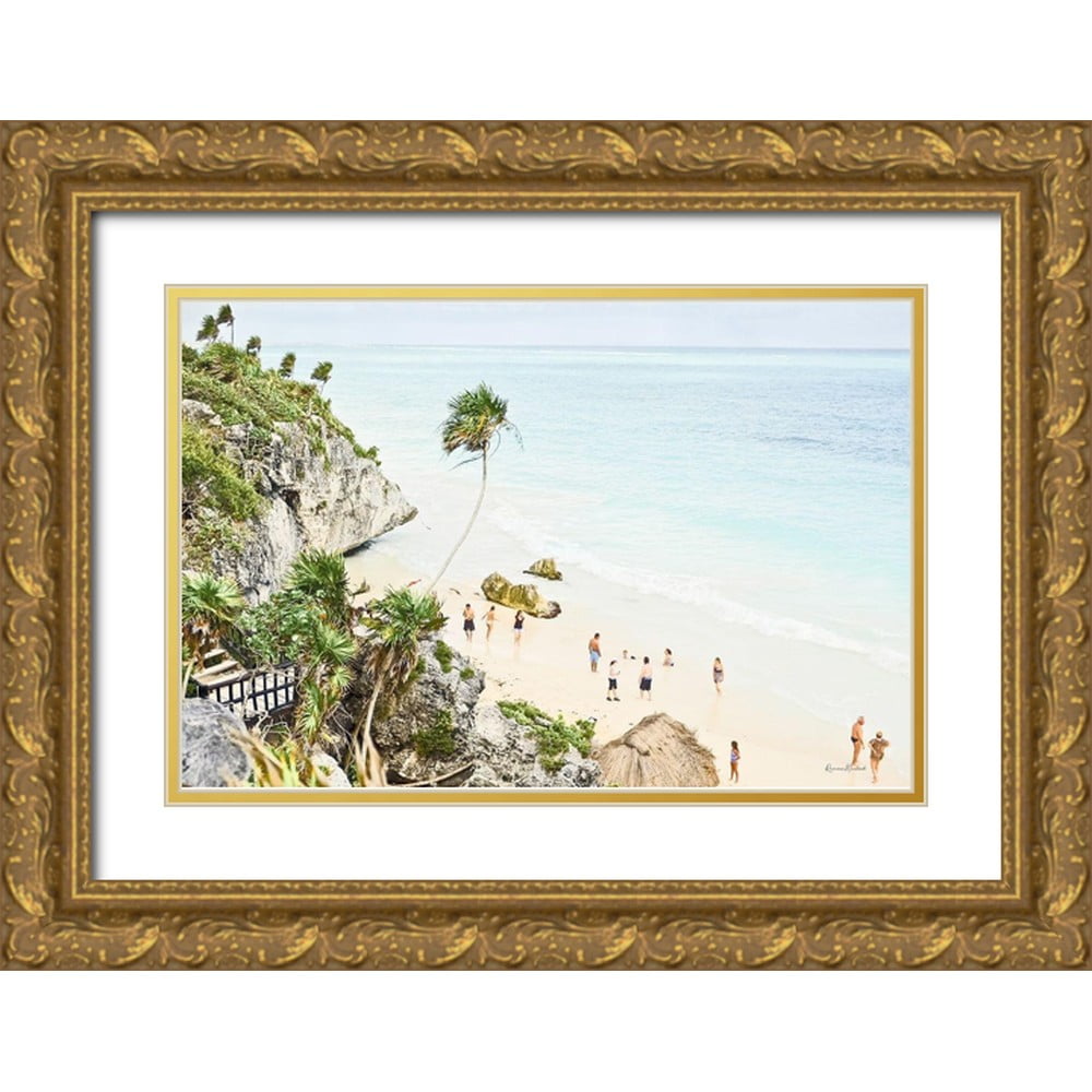 Murdock, Ramona 32x23 Gold Ornate Wood Framed with Double Matting ...