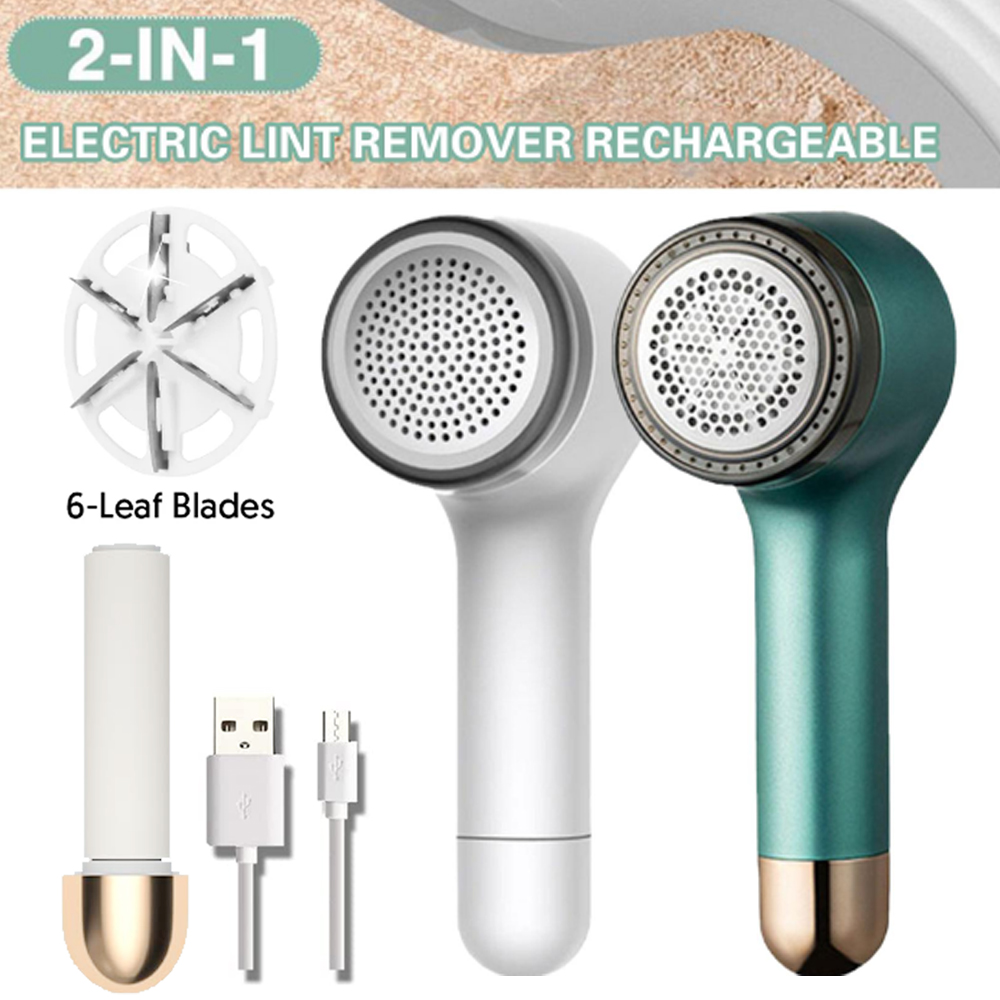 Sweater Shaver Fabric Shaver Fuzz Remover Dual Powered Depiller Clothes ...
