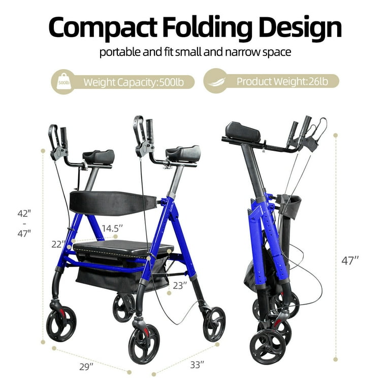 ELENKER® Heavy Duty Upright Walker Bariatric Stand Up, 40% OFF ELENKER® Heavy Duty Upright Walker Bariatric Stand Up, 40% OFF