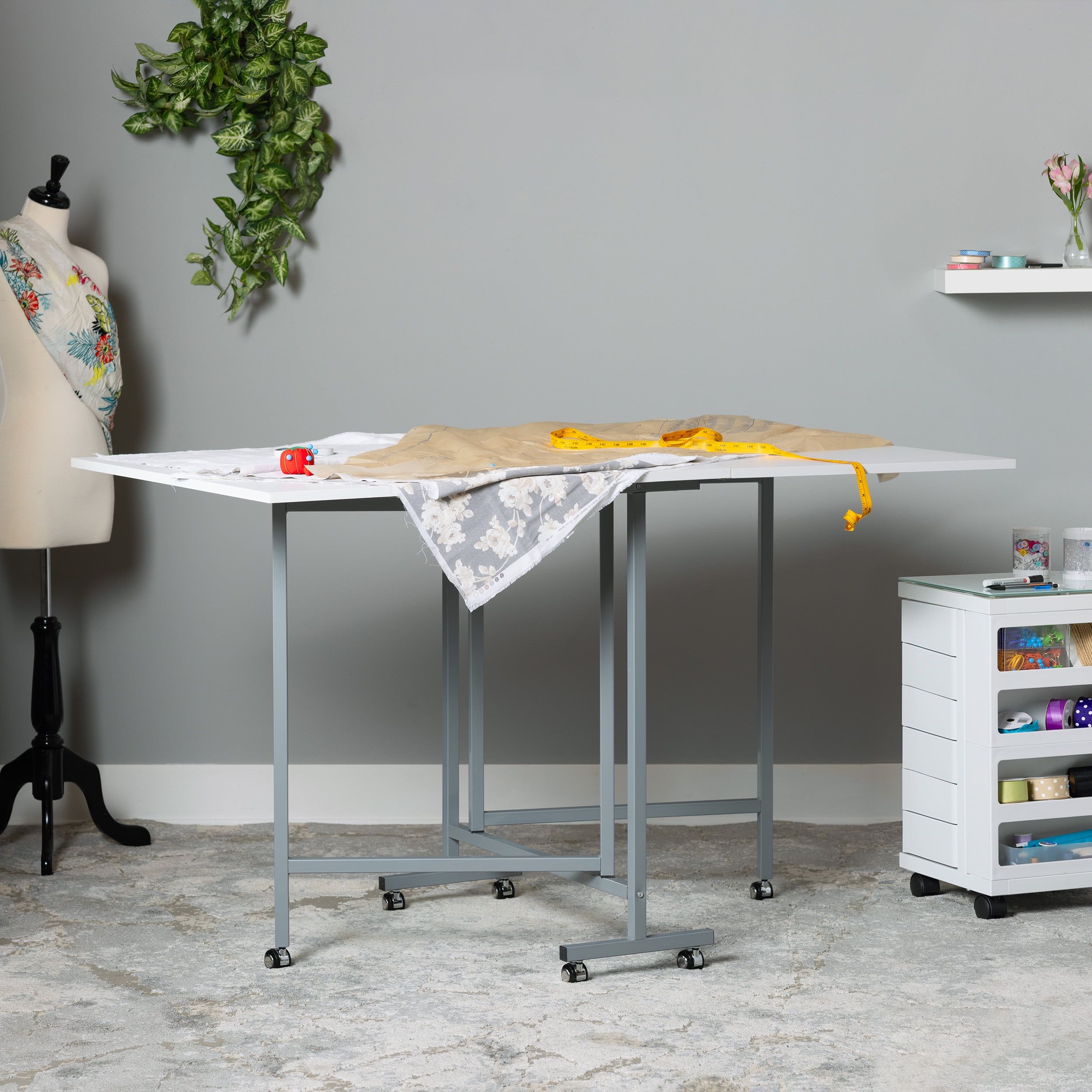 Sew Ready Mobile Folding Craft Hobby & Cutting Table Thailand | Ubuy