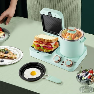 Miumaeov 3 in 1 Non-stick Breakfast Station Household Multifunctional ...