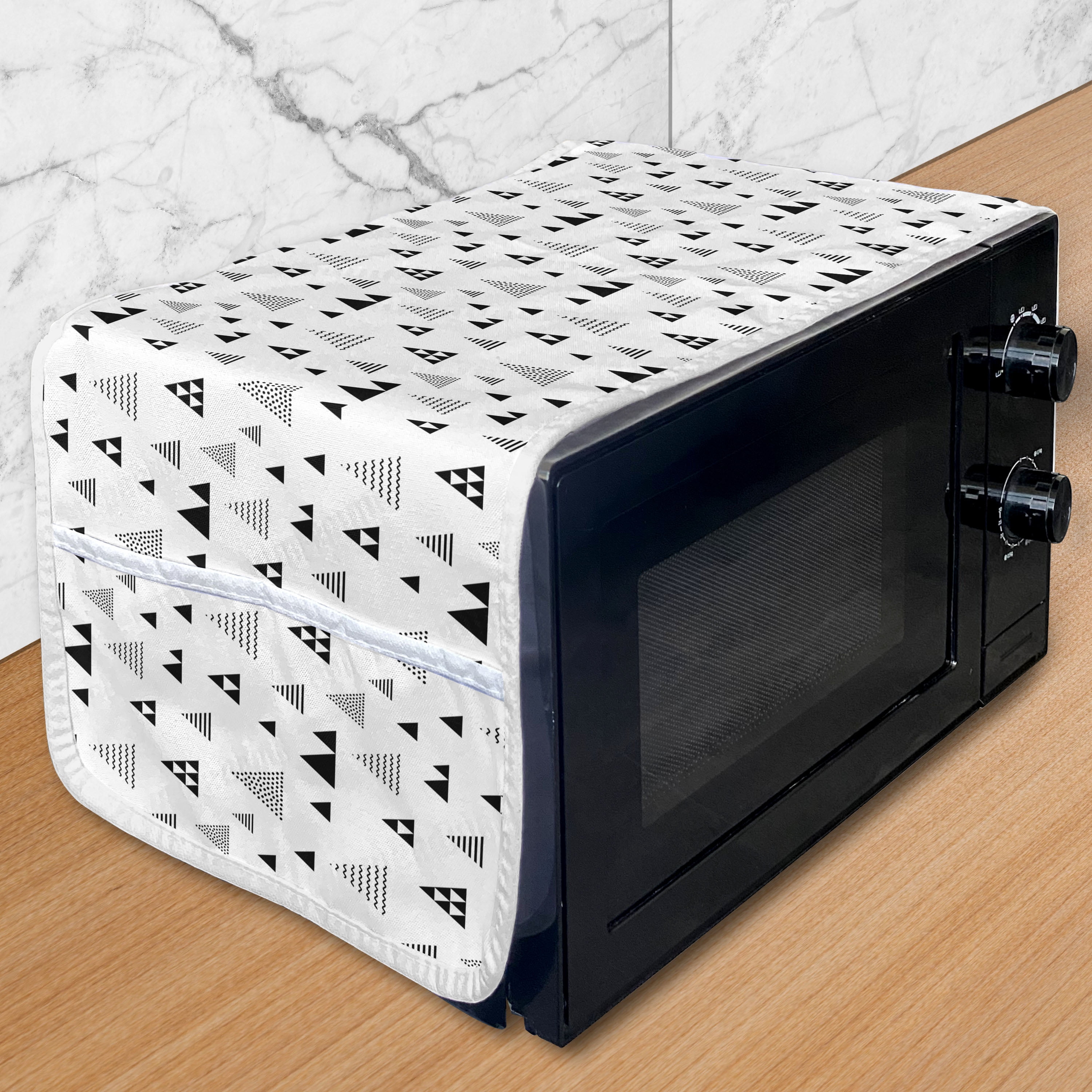 Geometric Microwave Oven Cover, Pattern of Various Triangles Formed in ...