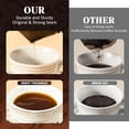 100 Count Coffee Filters #4, Premium Cone Coffee Filters 8-12 cup ...