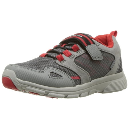 Stride Rite Boys' Made 2 Play Taylor Sneaker, Grey/red, 4.5 M US ...