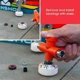 REFLEX THREADER SKATE UTILI TOOL All in one for Skateboard Longboard ORANGE - Walmart.com