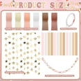 Paper Chain Strips Streamers Garland Set,Red White,Carnival Dusty Rose ...
