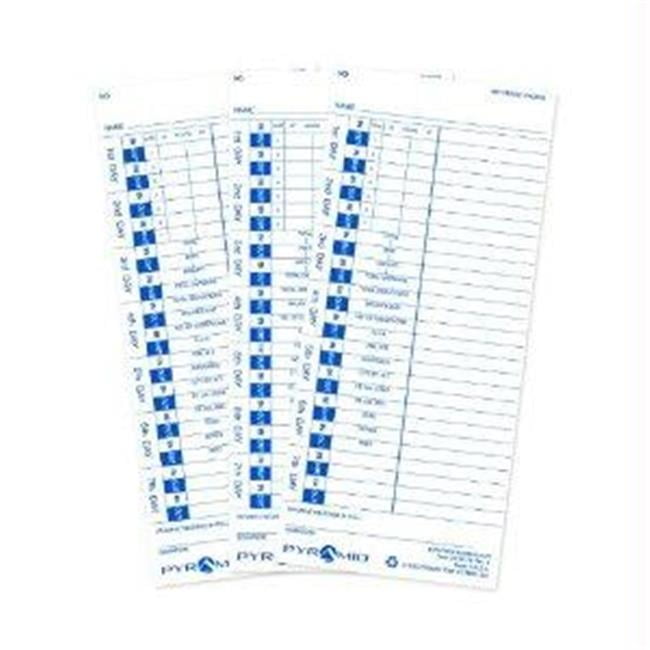 PYRAMID TIME TIME CARD FOR 3500 & 3700 - Walmart.com
