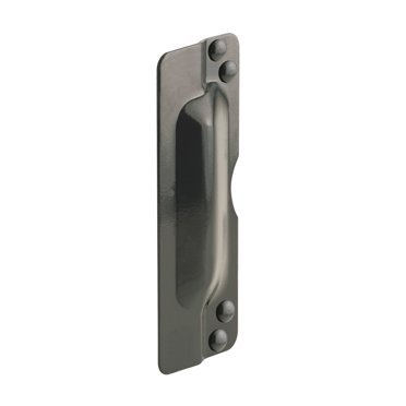 Maximum Security Latch Strike, 1-1/4 in. x 7-7/8 in., Steel, Brass ...