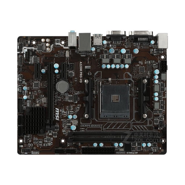 Placa madre MSI A320M PRO-VD Socket AM4 AMD A320 DDR4 Micro ATX ...