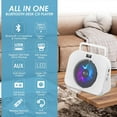 Gueray Portable CD Player with Bluetooth, FM Radio, Speakers, Timer ...