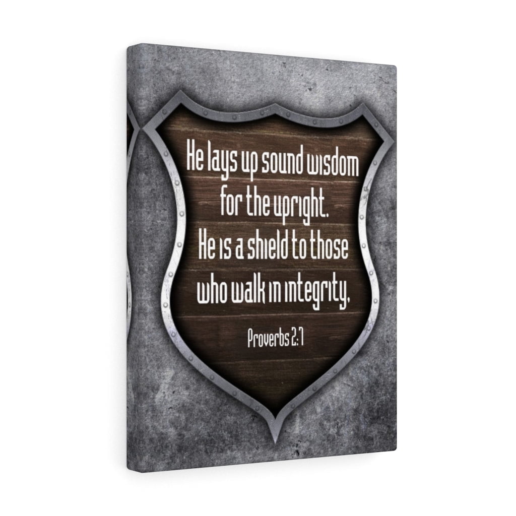 Scripture Walls Walk in Integrity Proverbs 2:7 Scripture Bible Verse ...