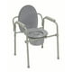 Commode with fixed arms, steel, adj height, x-wide, 1 ea - Walmart.com