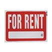 18"x24" Durable Weather Resistant Aluminum 'For Rent' Sign with Easy ...