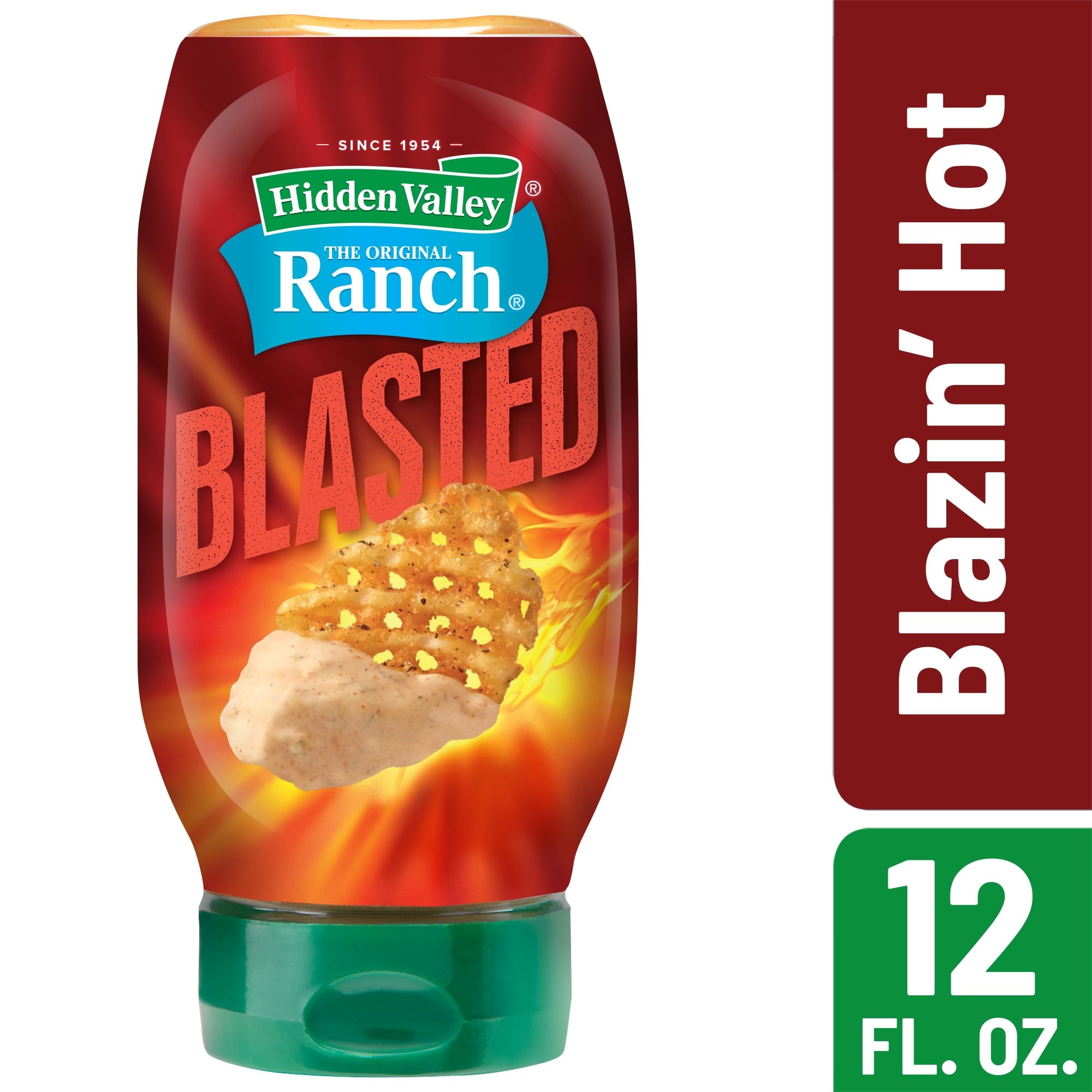 Hidden Valley Ranch Blasted Dipping Sauce, Blazin Hot - 12 Ounce Bottle ...