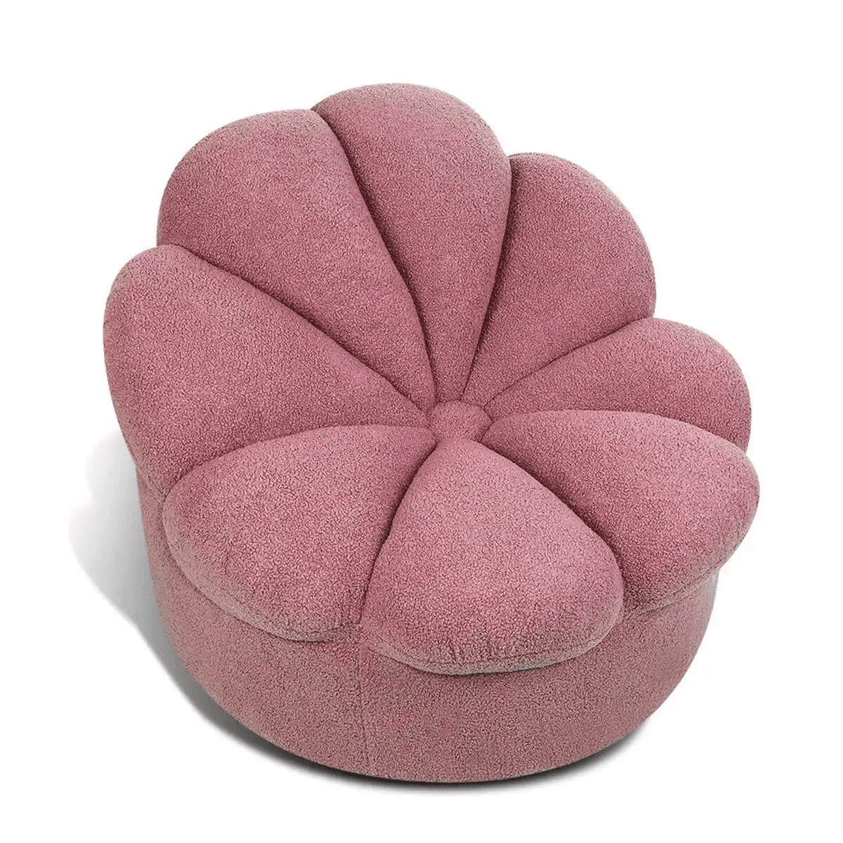 MoNiBloom Livingroom Soft Mohair Blooming Flower Lazy Sofa, Bedroom ...