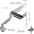 Ultrawide Arm, Single Mount for 13"-49" Curved Screens, Adjustable ...