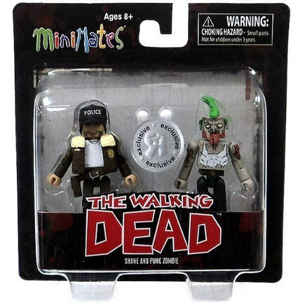 Minimates The Walking Dead Shane y Punk Zombie Minimates 69978800 ...