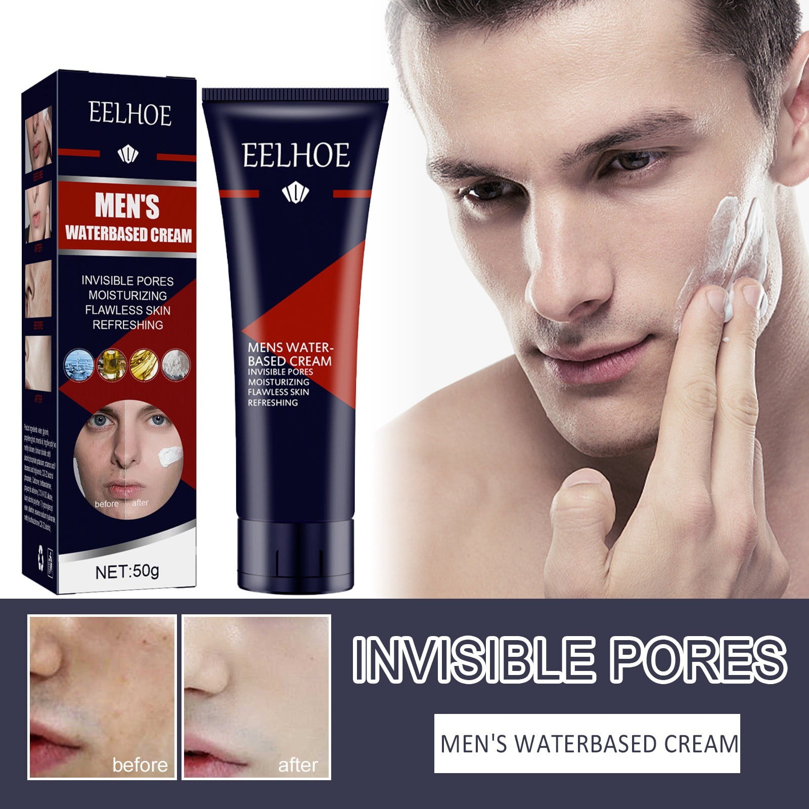 Click here for Wifklsiipg Mens Creams Oil Control Waterproofs Con... prices