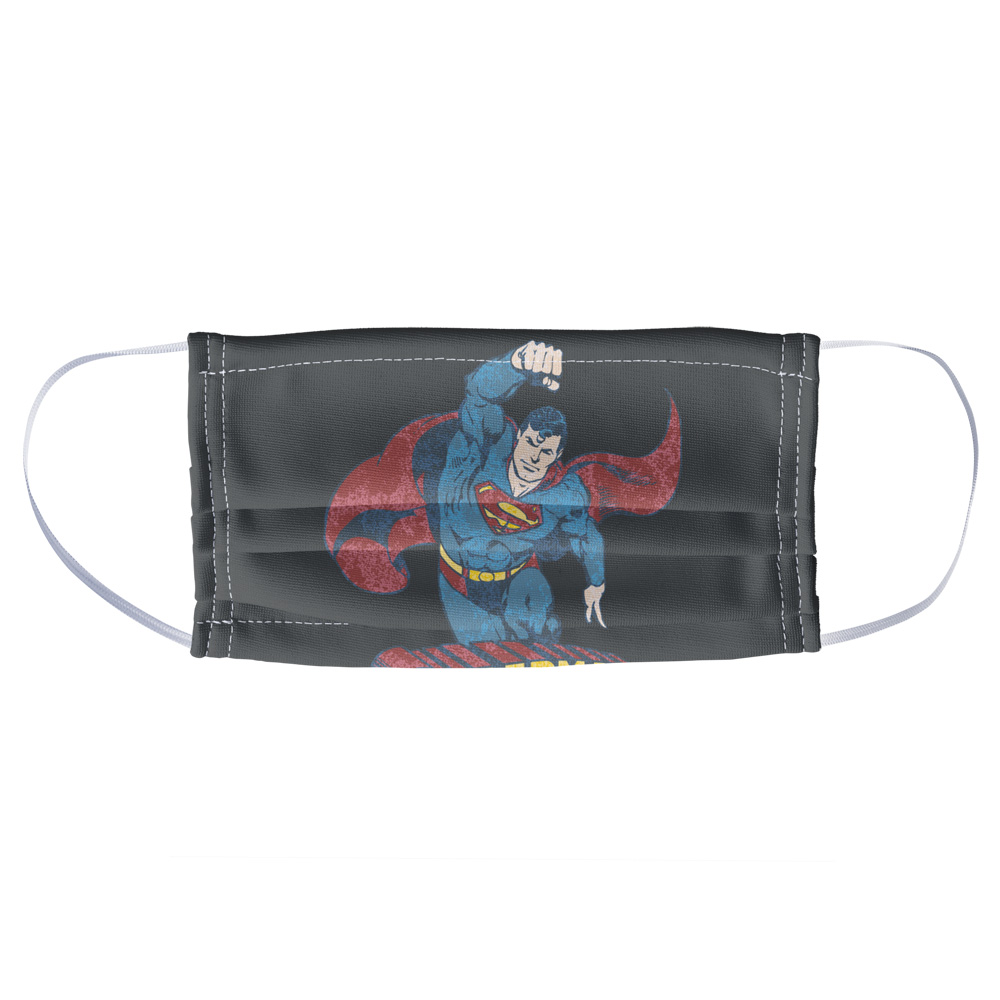 Superman Desaturated 1-Ply Reusable Face Mask Covering, Unisex ...