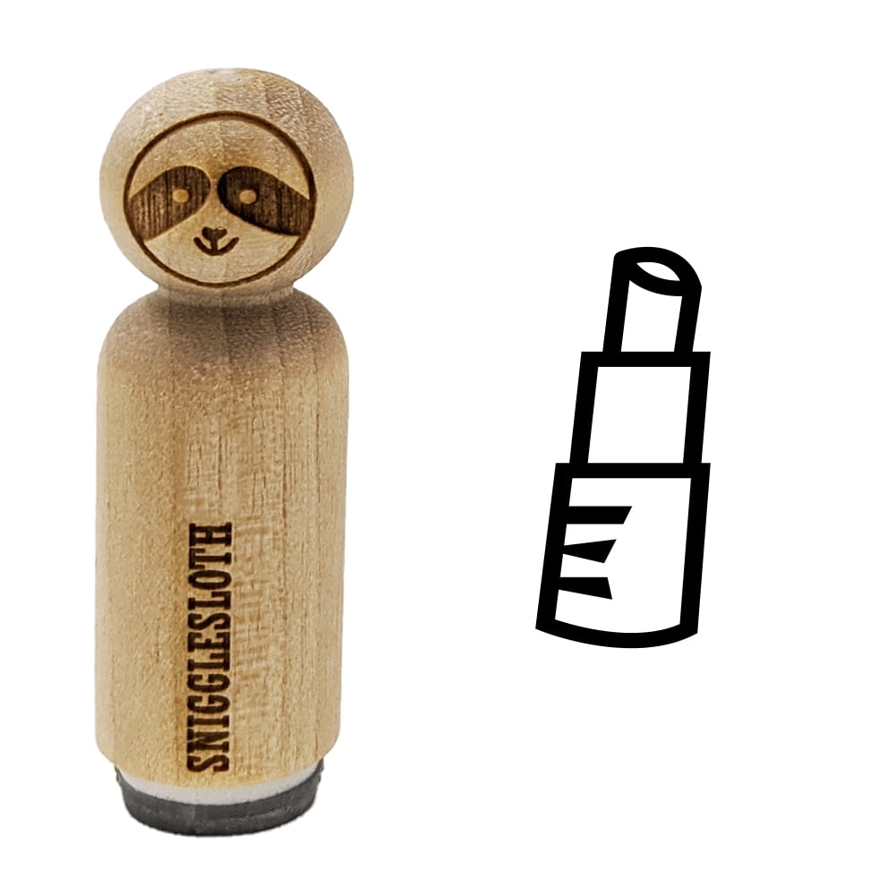 Lipstick Gloss Makeup Doodle Rubber Stamp for Scrapbooking Crafting ...