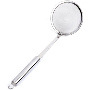 ReaNea Kitchen Skimmer, Stainless Steel Strainer Spoon, Metal Slotted ...